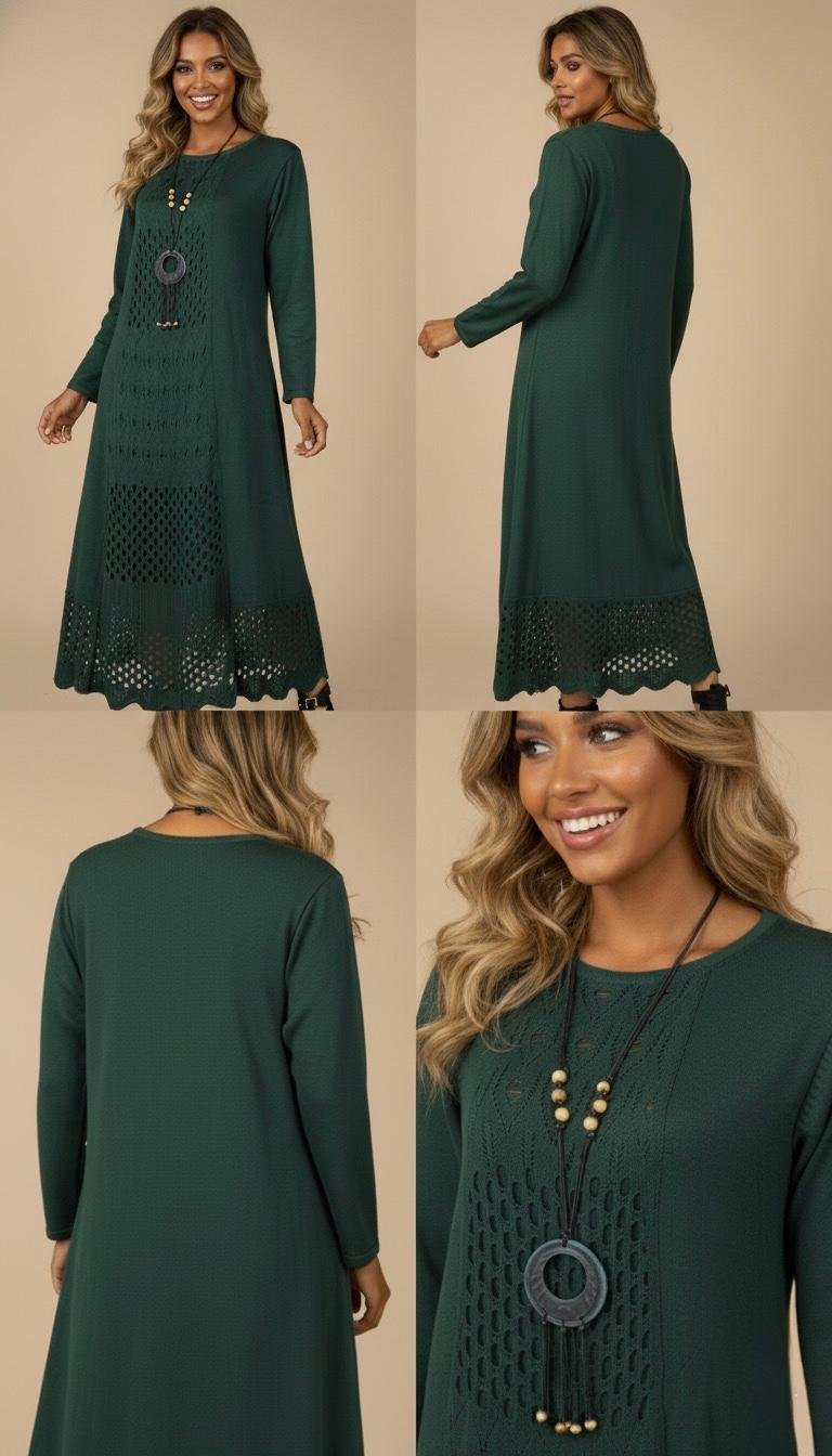 Rochie Boho Chic LP02 verde – Dadastyle.ro